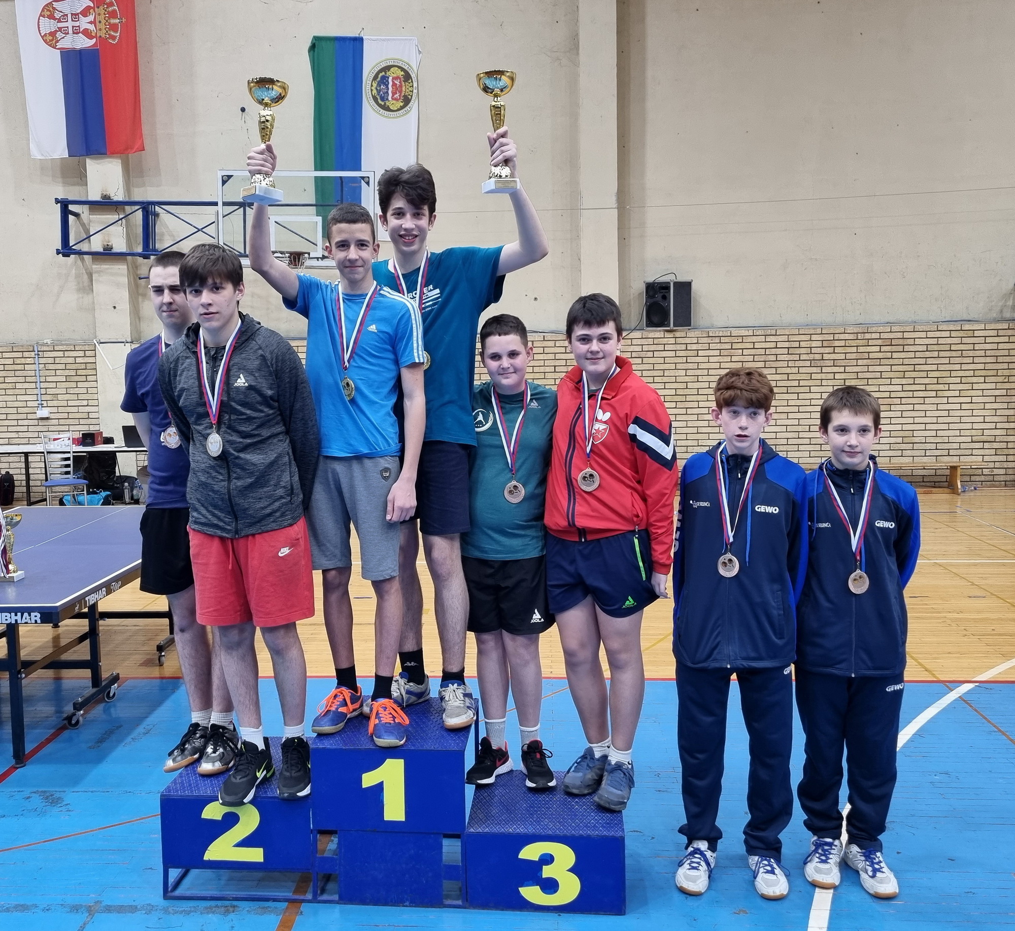 STONI TENIS: Marko i Uroš iz Pančeva najbolji u Srbiji